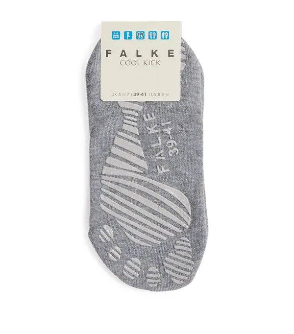 Falke Cool Kick Printed-sole Ankle Socks - Grey