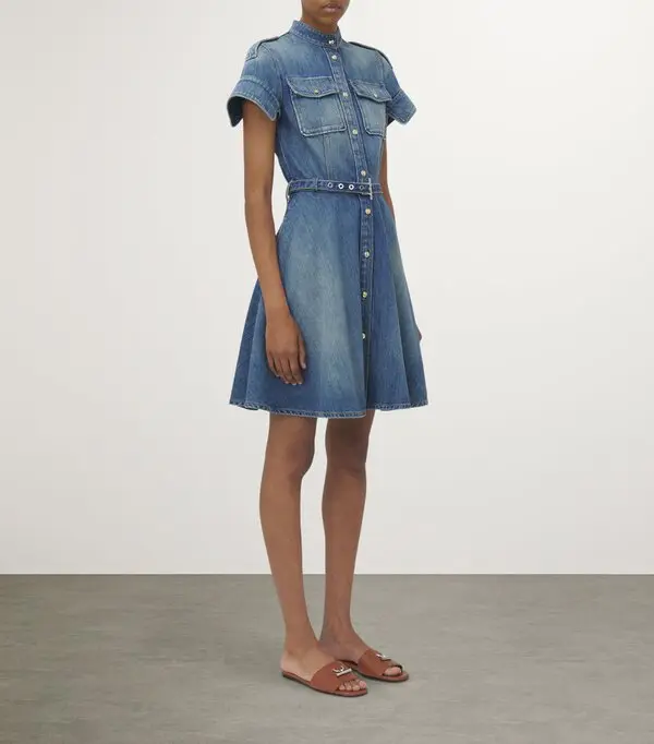 white christmas dresses Mary Vintage Stonewashed Denim Shirt Dress by Frank & Eileen main image 1