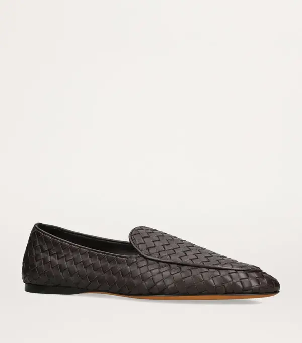 THE ROW - Hereditas Woven Flat Loafers