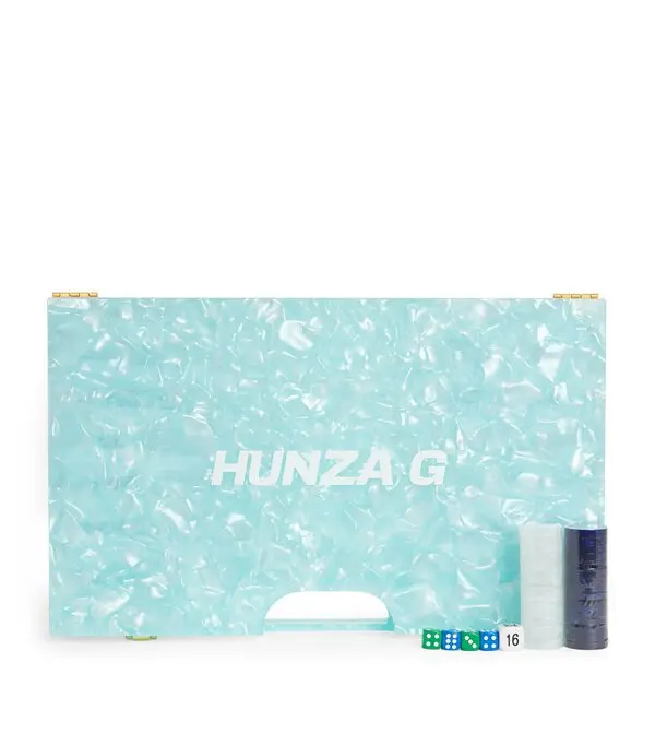 Hunza G X Maison Games Backgammon Set - Blue
