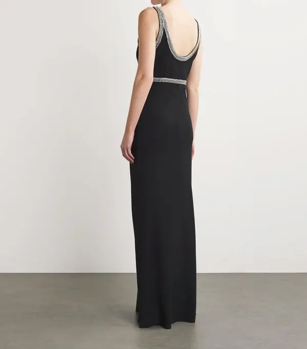 veronica beard flores bead trim maxi dress VSB in the Flores Bead-Trim Maxi Dress. Tap to shop!