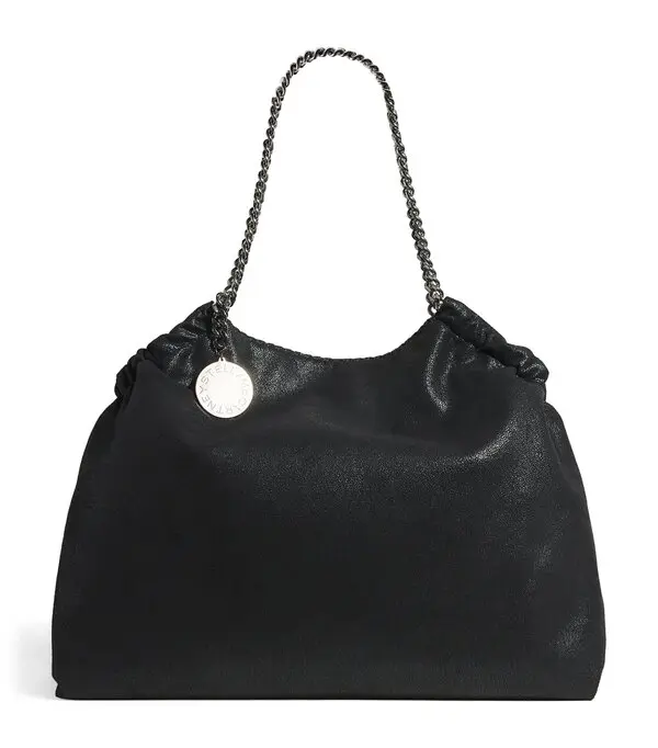Stella McCartney Shaggy Deer Falabella Tote Bag - Black