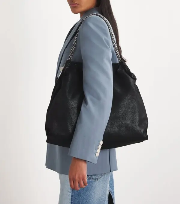 Stella McCartney Shaggy Deer Falabella Tote Bag - Black