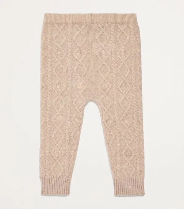 Harrods Cashmere Cable-knit Trousers