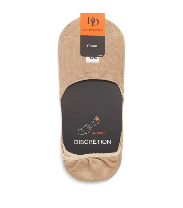 DORE DORE Cotton Invisible Liner Socks - Beige