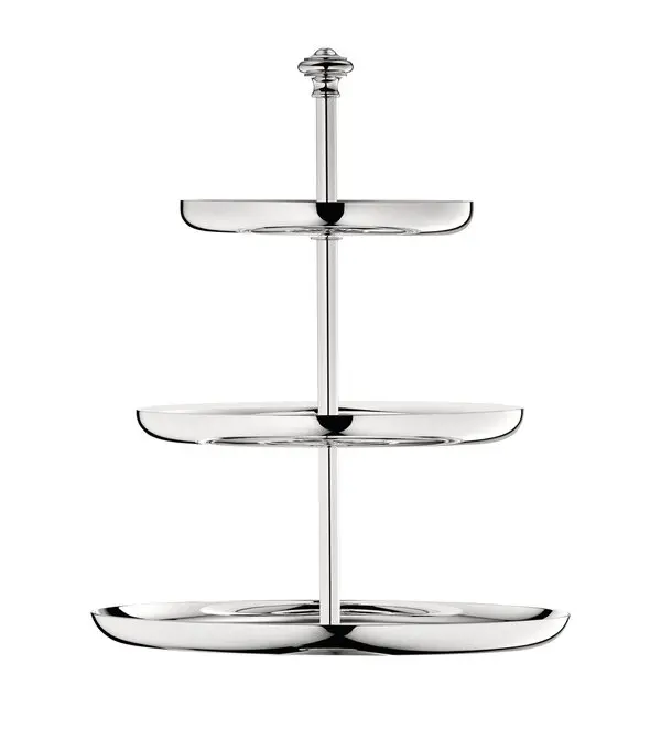 Christofle Albi 3-tier Pastry Stand - Silver