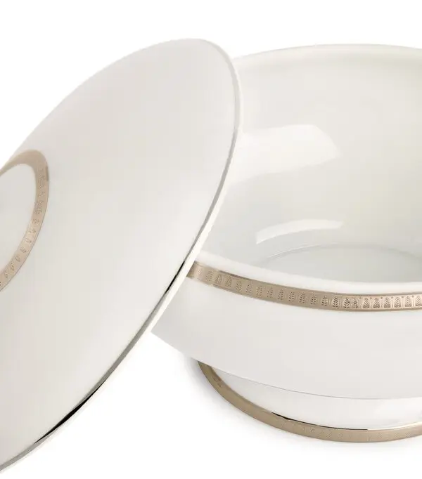 Christofle Malmaison Platinum Covered Vegetable Dish