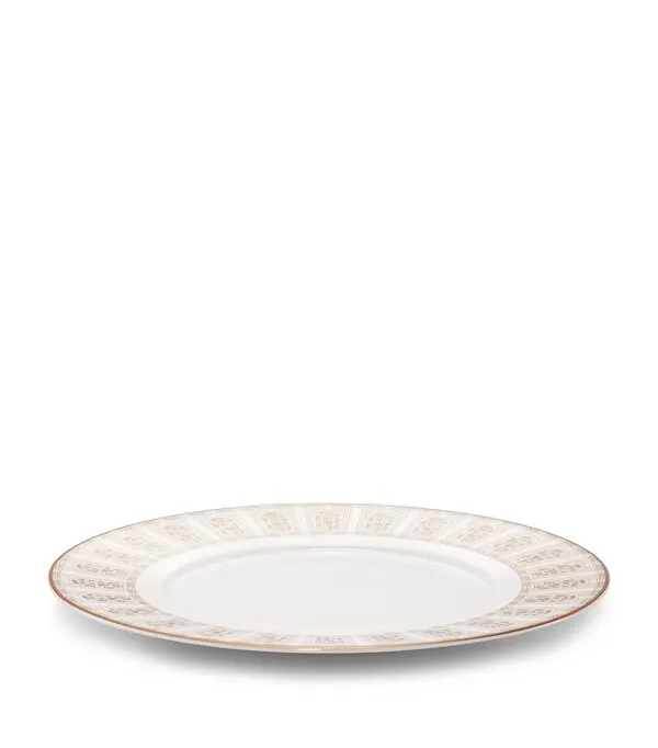 THE MARTHA, BY BACCARAT Set Of 2 Arcadia Gold Dessert Plates