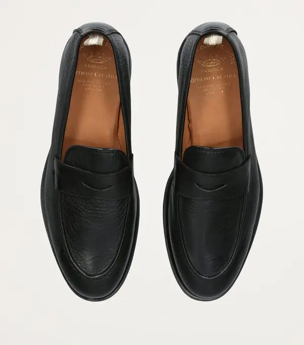 Officine Creative Leather Opera Flexi Loafers - Black
