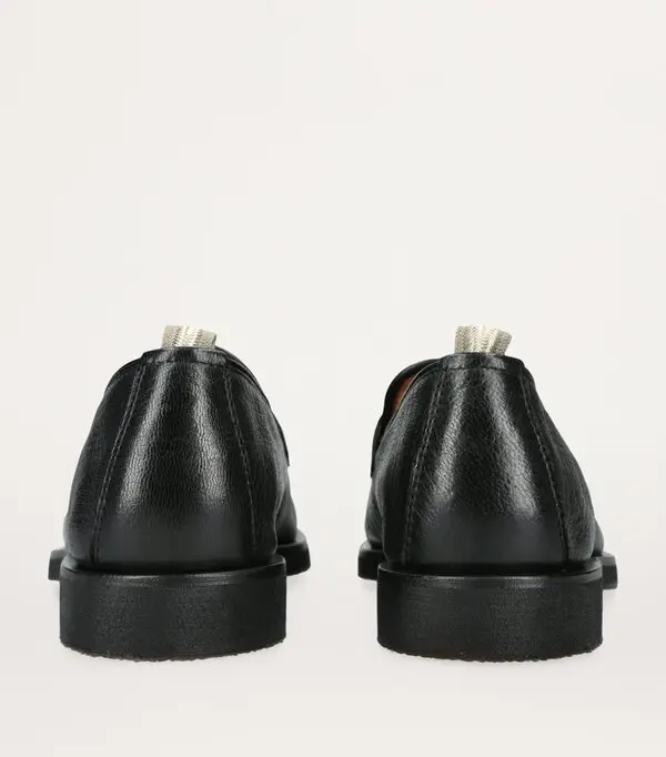 Officine Creative Leather Loafers - Black