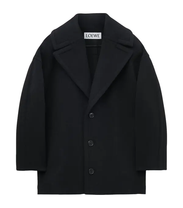 Loewe Wool Single-breasted Coat