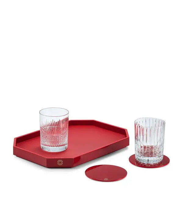 THE MARTHA, BY BACCARAT Small Octogone Tray - Clear