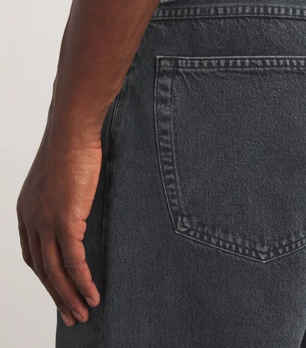 AGOLDE Fusion Tapered Jeans - Black