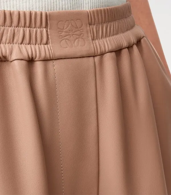 Loewe Leather Barrel Trousers