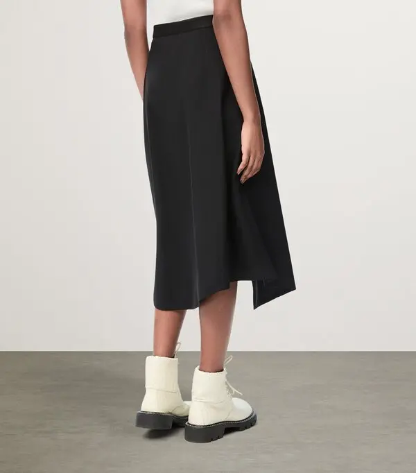 Loewe Wool-blend Asymmetric Skirt
