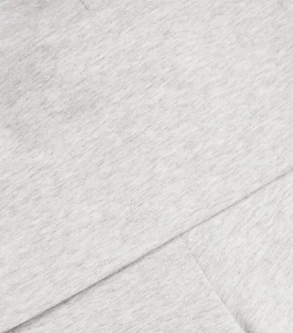 SKIMS Cotton-blend Fold-over Trousers - Grey