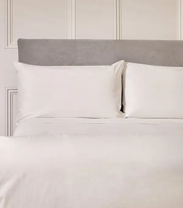 Harrods Dust Mite Pillowcase Protector Pair - White