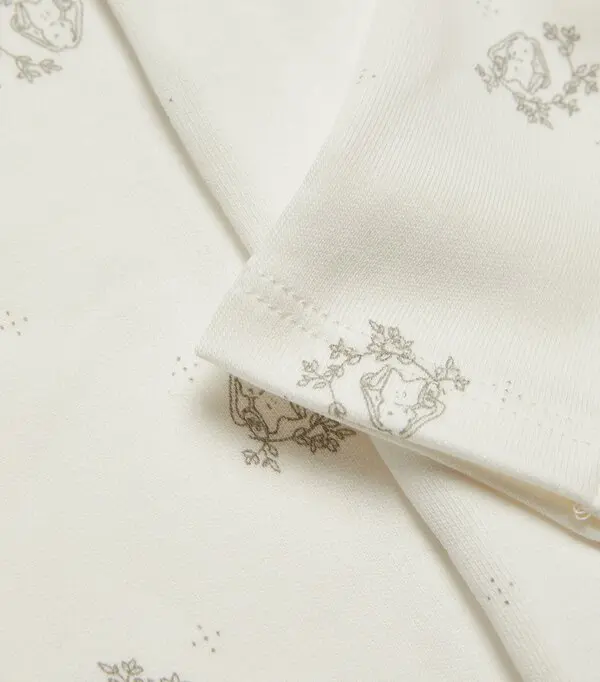 TARTINE ET CHOCOLAT Embroidered All-in-one With Peter Pan Collar