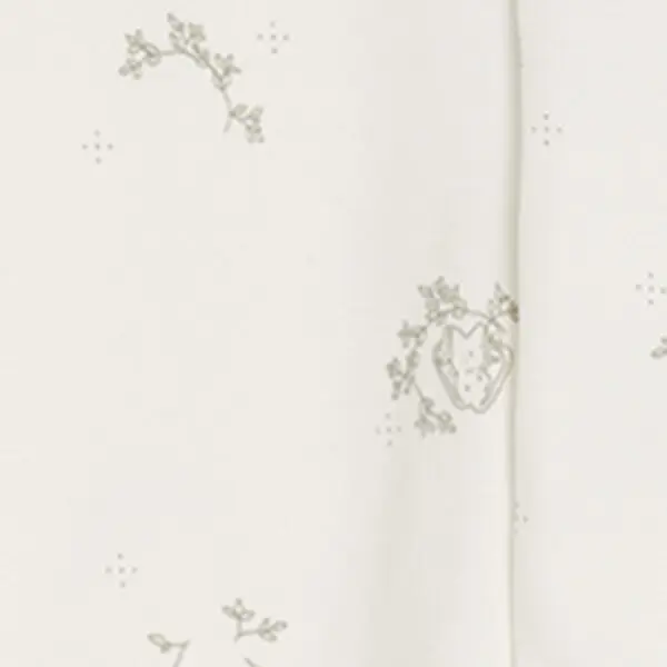 TARTINE ET CHOCOLAT Embroidered All-in-one With Peter Pan Collar