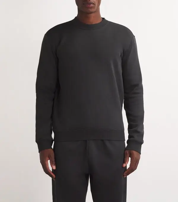 SKIMS Classic Fleece Sweatshirt - Black