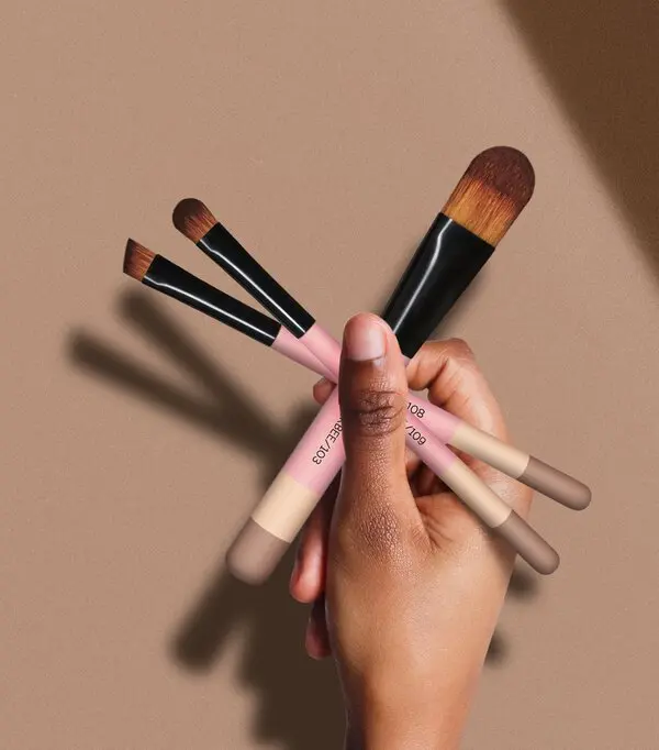 OTIS BATTERBEE Total Face Brush Set - Pink