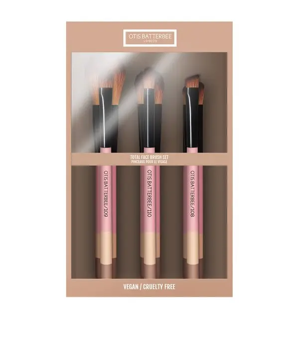 OTIS BATTERBEE Total Face Brush Set - Pink
