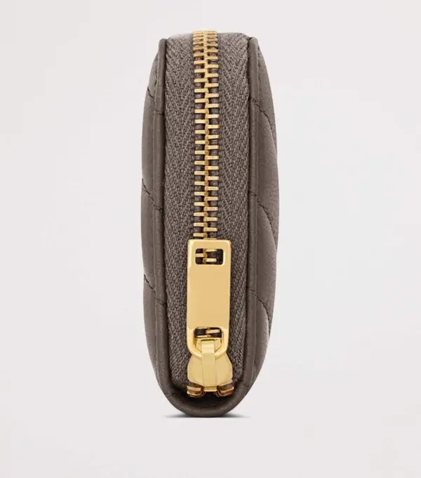 Saint Laurent Cassandre Matelassé Wallet - Black
