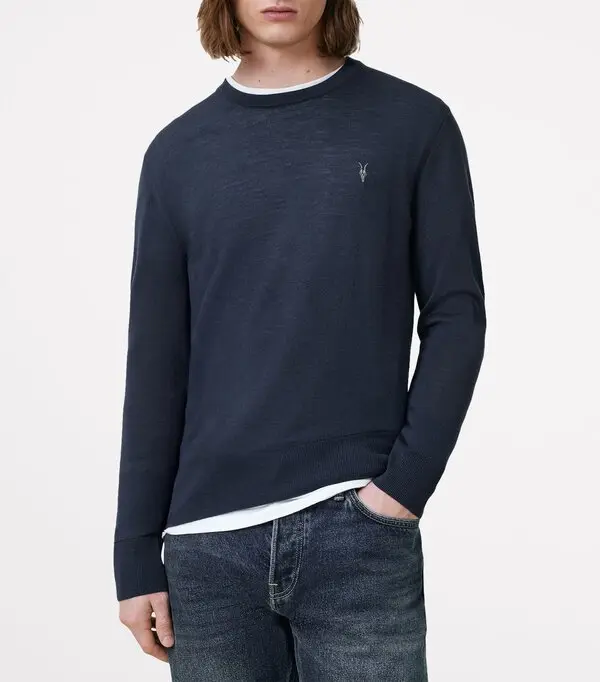ALLSAINTS Mode Wool Sweater - Blue