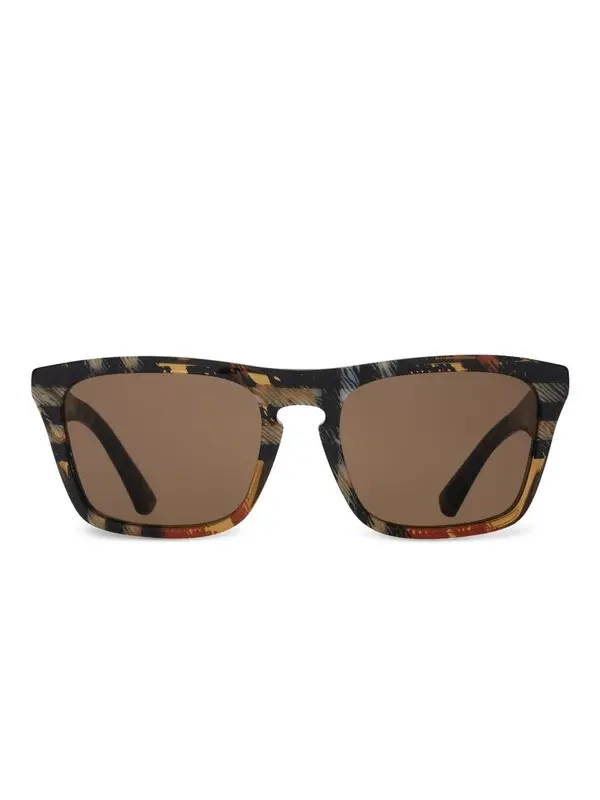 Burberry Rectangle Sunglasses - Brown