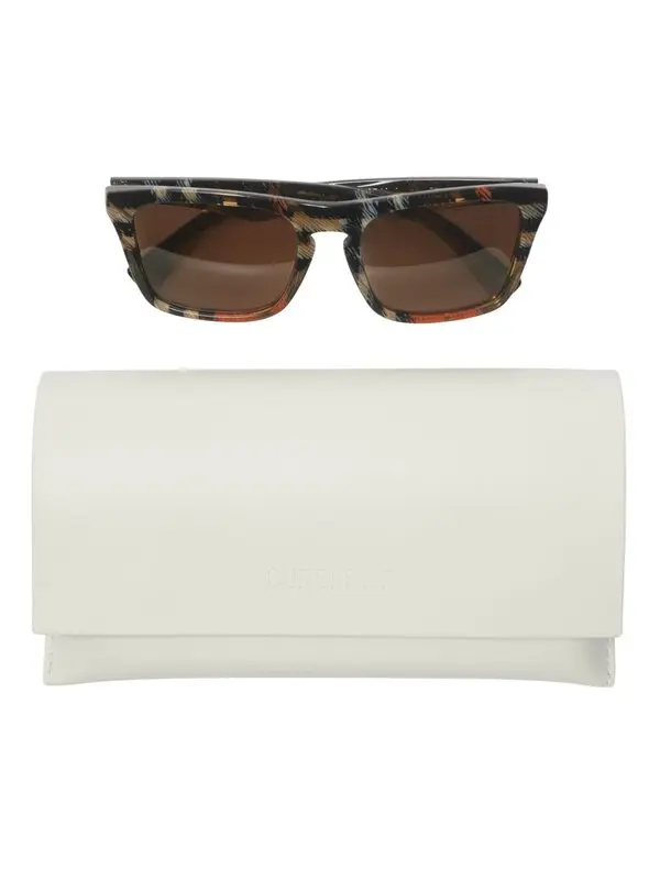 Burberry Rectangle Sunglasses - Brown