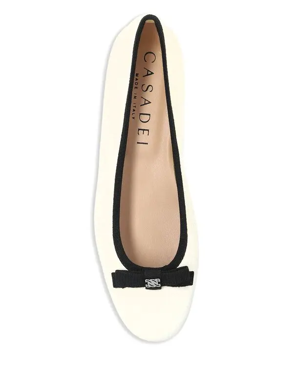 Casadei Leather Ballet Flats