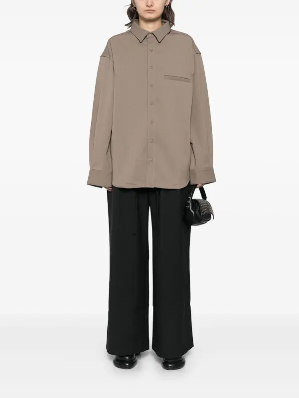 ENTIRE STUDIOS Giant Shirt - Brown