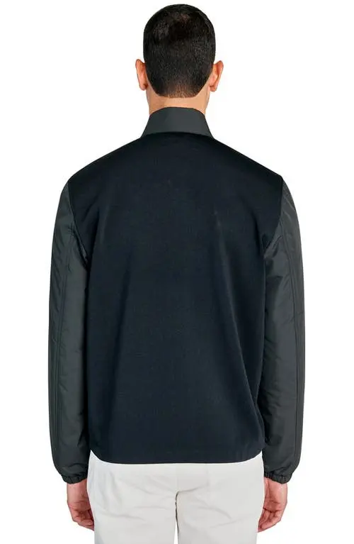 CON.STRUCT Slim Fit Recycled Hybrid Field Jacket - Black