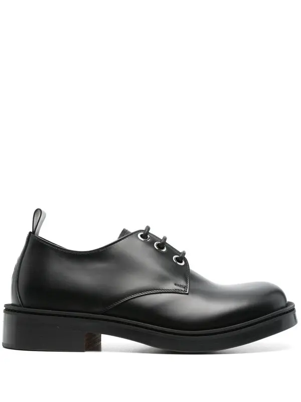 Alexander Mcqueen Skull-Embossed Derby Shoes In Black - 28  display picture 3