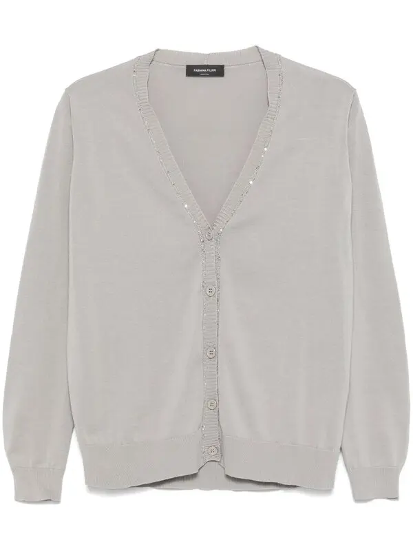Fabiana Filippi Sequin-embellished Cardigan