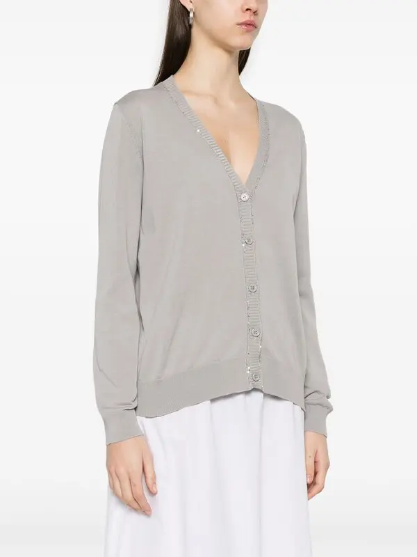 Fabiana Filippi Sequin-embellished Cardigan