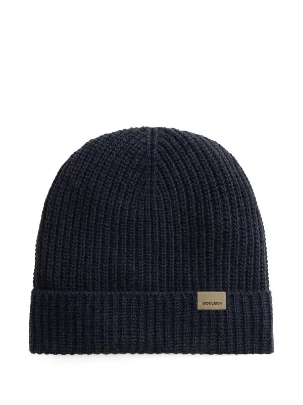 Woolrich Ribbed-knit Beanie - Blue