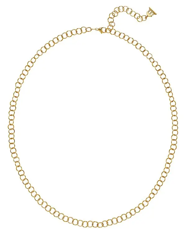 Temple St. Clair Classic Round Chain Necklace - Gold