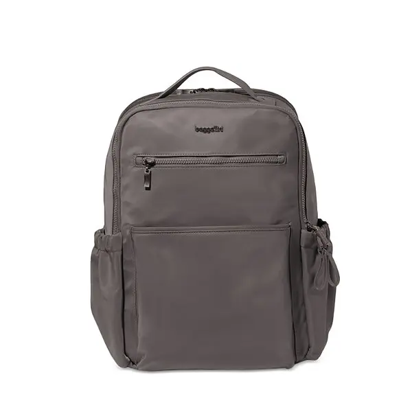 BAGGALLINI Tribeca Expandable Laptop Backpack - Smoke Twill