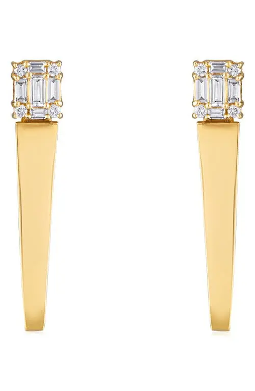 MINDI MOND Clarity Diamond Icicle Drop Earrings - 710
