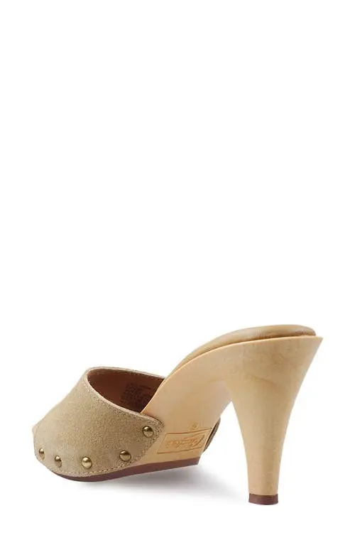 CANDIE'S Emiliana Platform Sandal - Dark Natural Suede