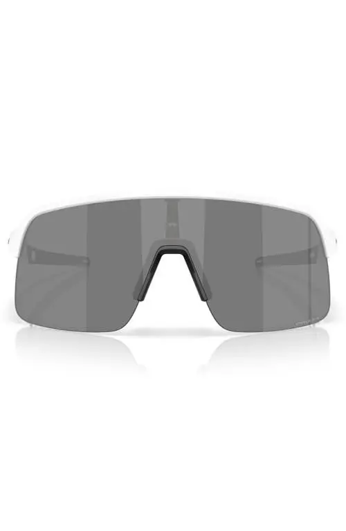 Oakley Sutro Lite Prizm™ Polarized Wrap Shield Sunglasses - Black White