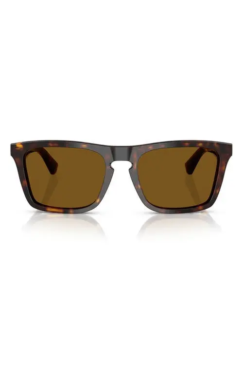 Burberry 57mm Square Sunglasses - Dark Havana