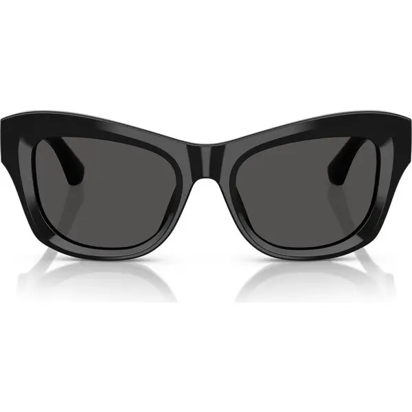Burberry 51mm Cat Eye Sunglasses - Black