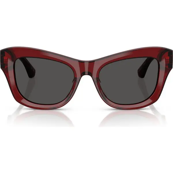 Burberry 51mm Cat Eye Sunglasses - Bordeaux