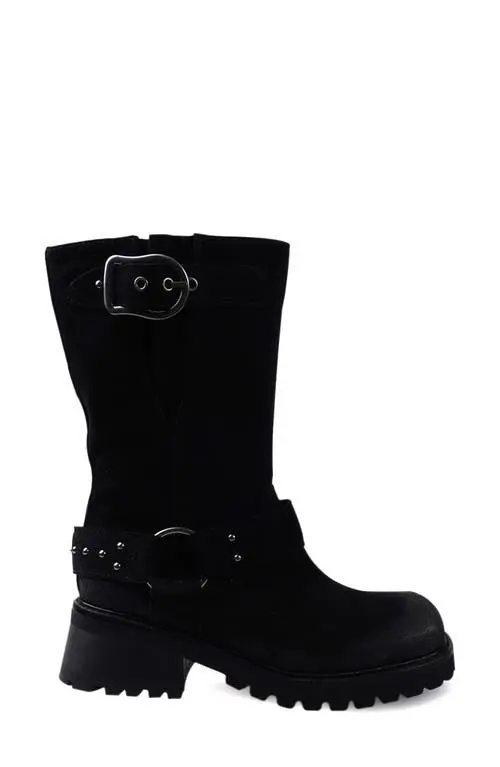 CANDIE'S Knee High Platform Boots - Black