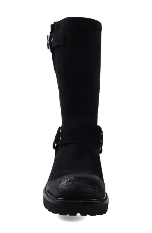 CANDIE'S Knee High Platform Boots - Black