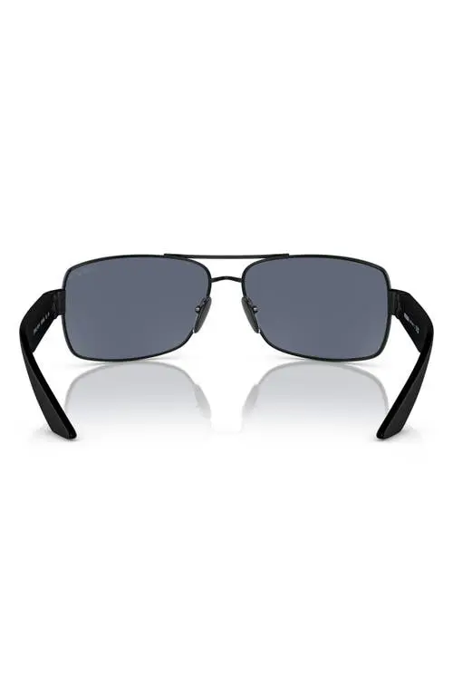 Prada 65mm Oversized Pillow Sunglasses