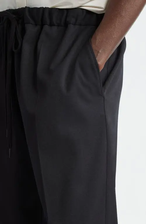MAISON MARGIELA Twill Drawstring Trousers - Black
