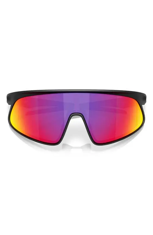 Oakley 149mm Prizm Polarized Shield Sunglasses - Black Grey